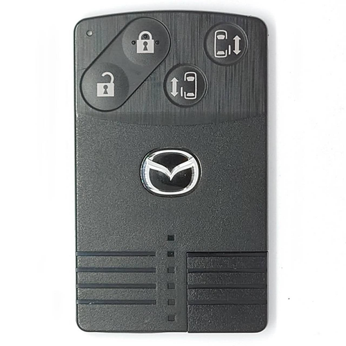 OEM Mazda 4 Button Genuine Smart Key Card - Fits Mazda 3, 6, CX-5, CX-9 ...