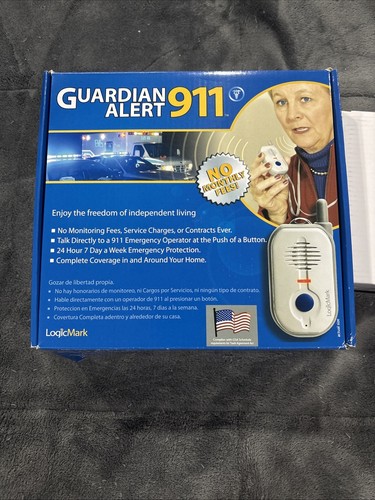 LogicMark Guardian Emergency Medical Alert 911 Model 30511 System ...