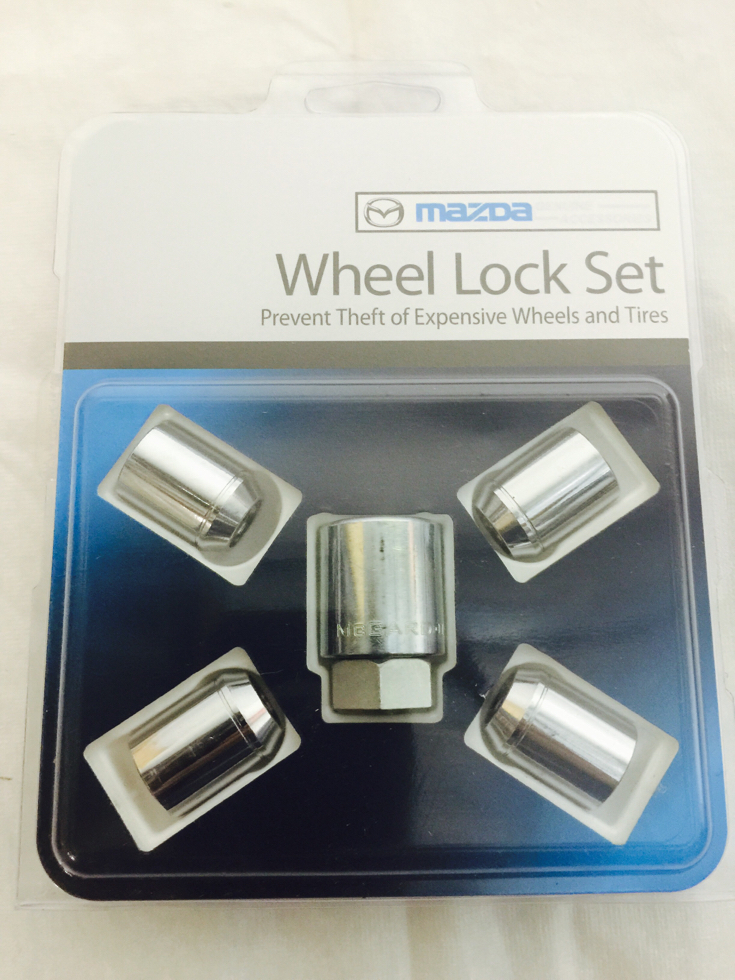 2013 2014 2015 2016 Mazda CX5 chrome wheel locks oem new !! | eBay