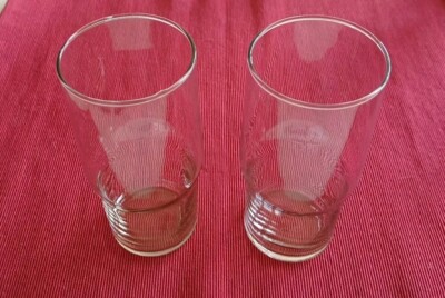 2x Superfest Glas 2x 0,25 L DDR/GDR Strong Glass East German Mitropa ...