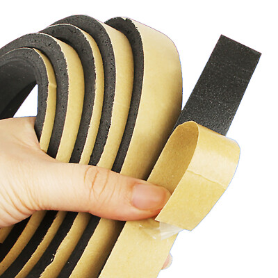 EPDM Neoprene Self Adhesive Backed Foam Sponge Strip Roll Sheet Tape ...