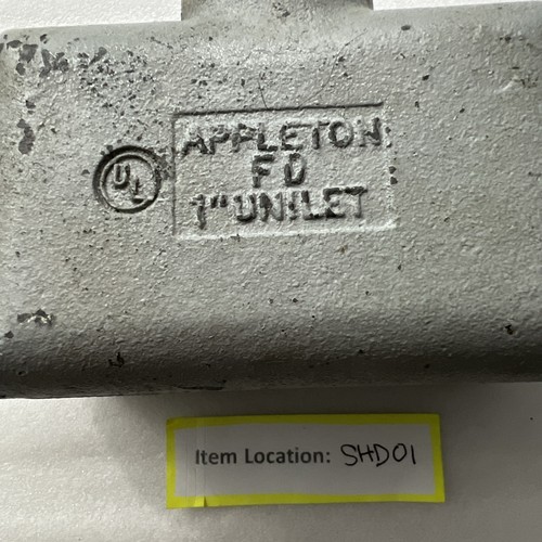 Appleton 1" Unilet Type FD Cast Iron Electrical Box 25 CU. Inch | eBay