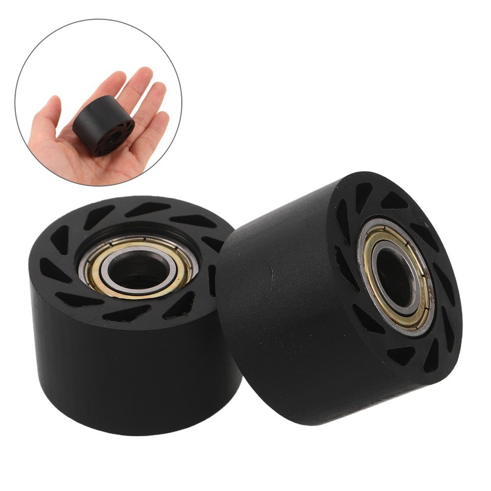2 Pcs Chain Tensioner Wheel Motorcycle Roller Pulley Tensioners Guide ...