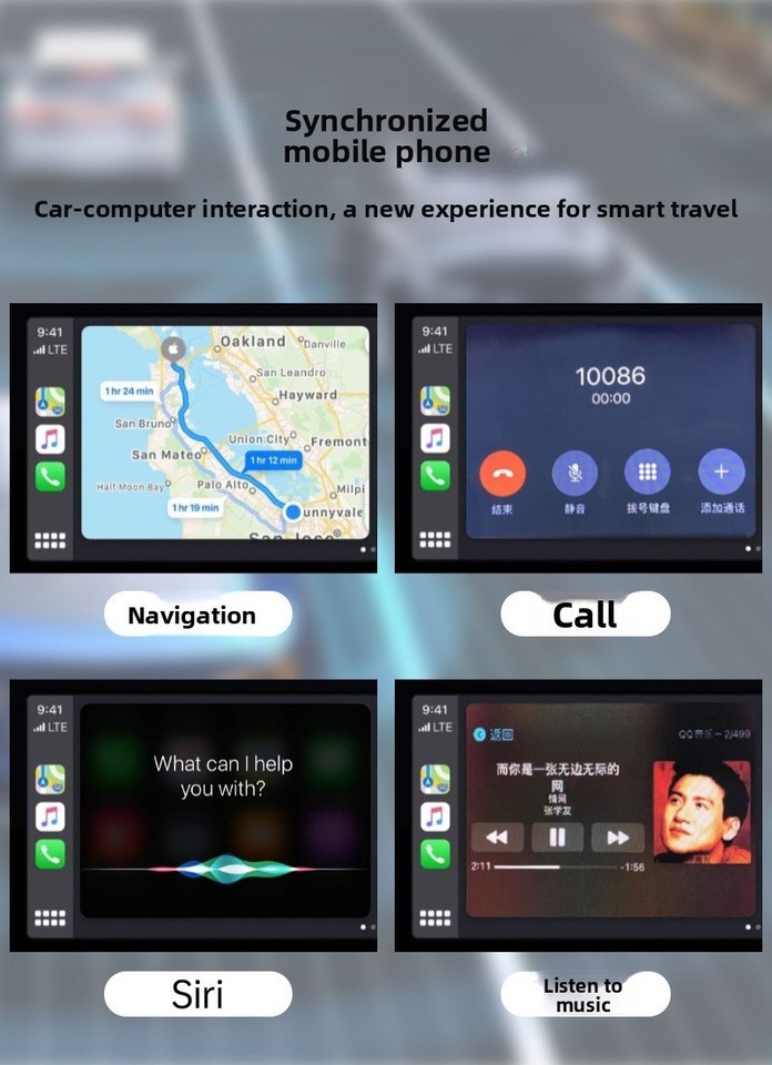 For iPhone Apple Wireless Dongle Plug ＆Play 2025/Y USB Wireless CarPlay ...