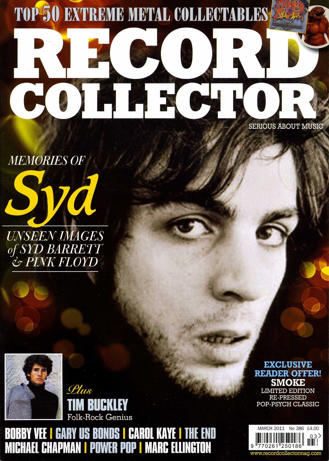 Record Collector Magazine; #386, Mar '11; Syd Barrett, Tim Buckley ...