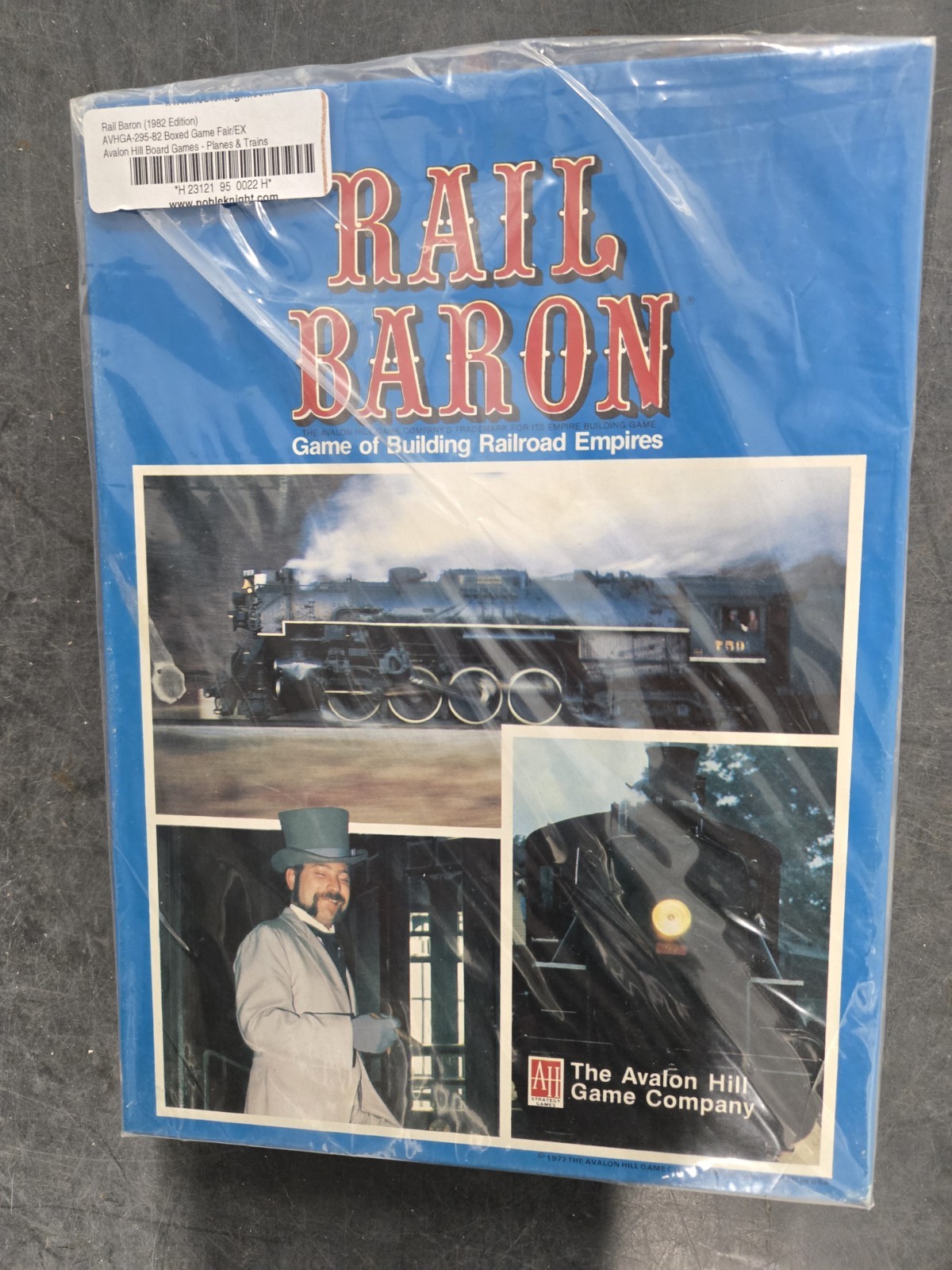 Rail Baron, FREE SHIPPING,, Sealed and Graded Fair/EX by Noble Knight ...