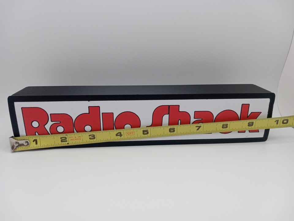 Retro Radio Shack logo 10" lightbox sign retro logo used from 1970s ...