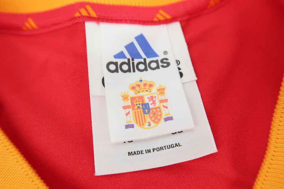 Vintage 2002 Spain Adidas Home Football Soccer Jersey Kit Espana Men’s ...