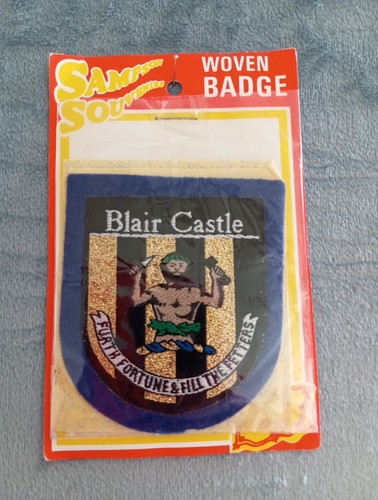 Vintage Sampson's Woven Badges Patch Blair Castle Clan Murray Motto ...