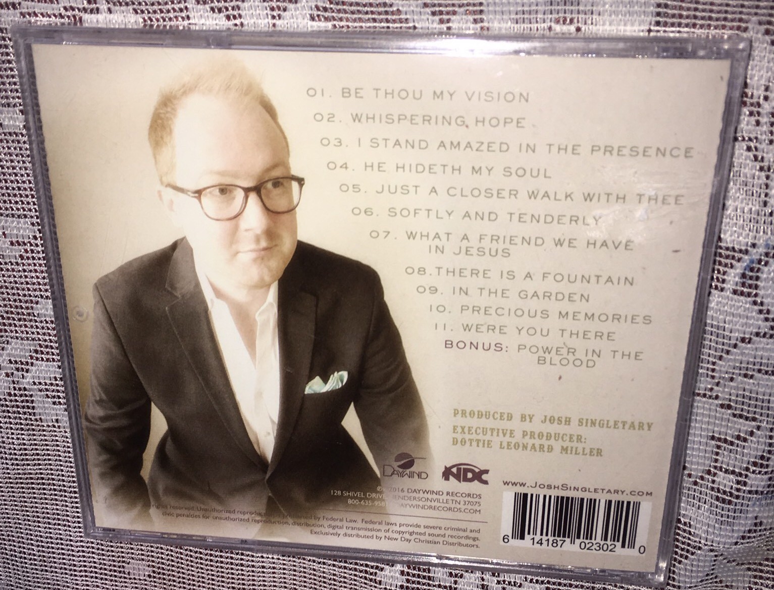 JOSH SINGLETARY."HYMNS FROM HOME"TRIBUTE QUARTET GOSPEL CD=NEW SEALED ...