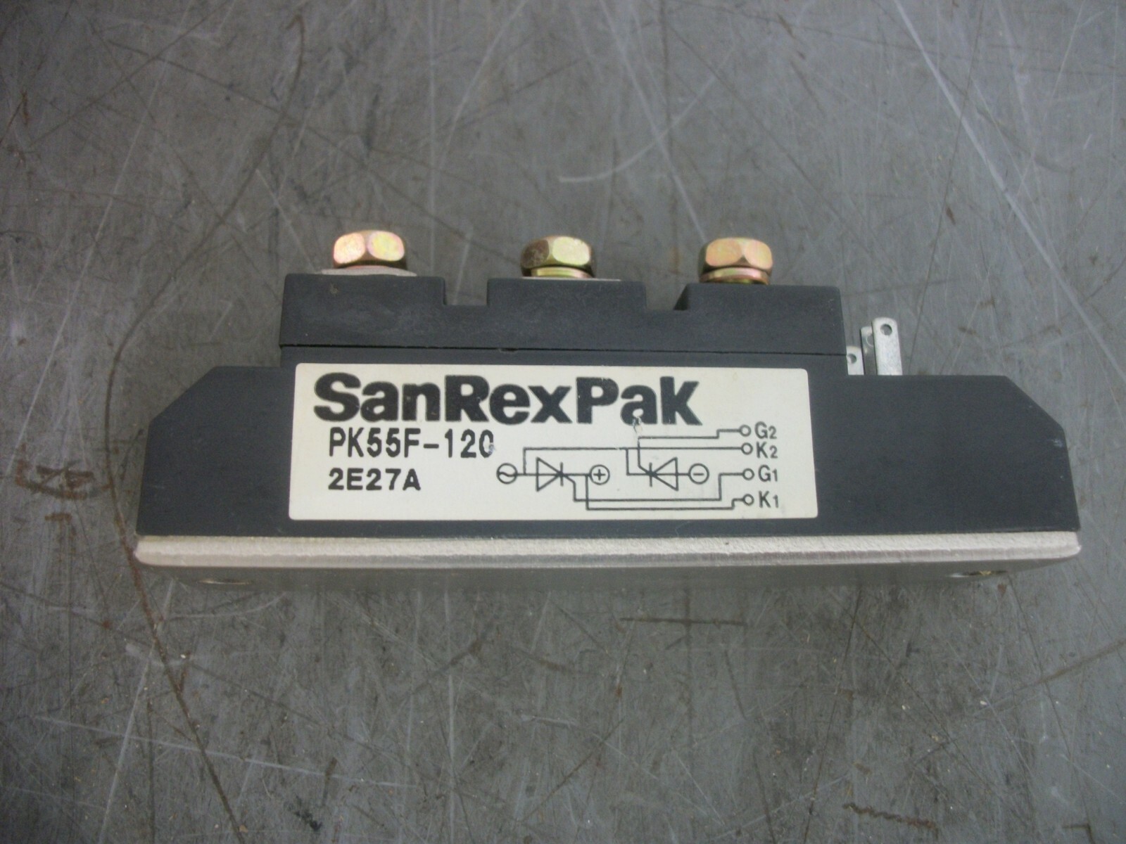 SANREX PAK POWER SCR THYRISTOR MODULE PK55F-120 NOB | eBay