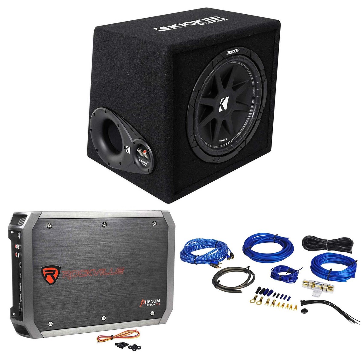 Kicker Comp 12 Subwoofer Box Universal Car Stereo Paintable Ported