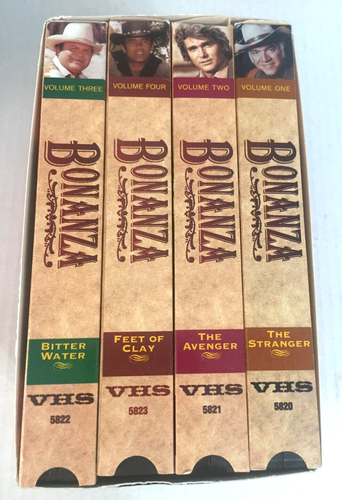 Bonanza VHS 4 Disc Box Set Ships Free Same Day With Tracking | eBay