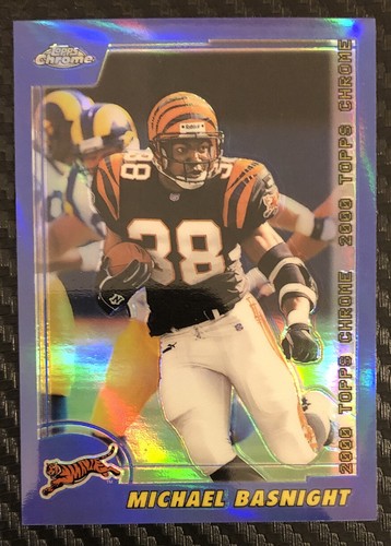 2000 Topps Chrome Michael Basnight Cincinnati Bengals Refractor Card ...
