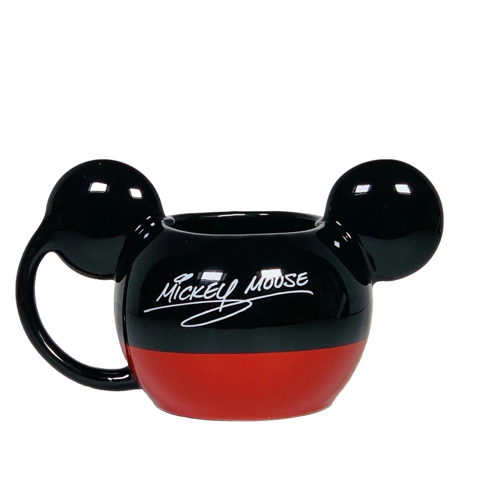 Walt Disney World Mickey Mouse Icon Signature Cup Ceramic Mug New | eBay