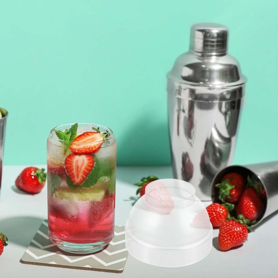 10 Pcs Tumbler Lid Replacement Jar Shaker Lids Caps Anti-splash Cup ...