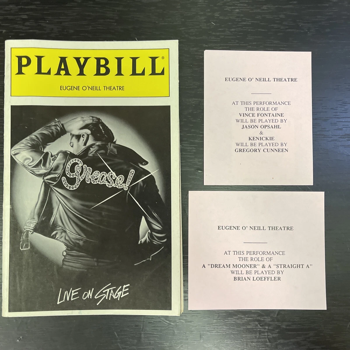 Grease Broadway Playbill