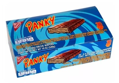 Nabisco Panky Wafer Sabor Chocolate y Vainilla Relleno Galletas ...