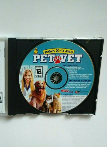 Pet Vet Paws & Claws 2006 PC Game CD-ROM animal doctor sim | eBay