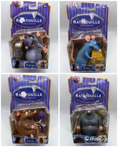 2006 Disney Pixar Ratatouille Toys Django Remy Emile Git NIB HTF ...