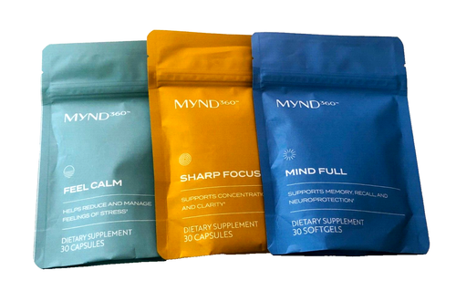 NU SKIN MYND 360 FEEL CALM , SHARP FOCUS AND MIND FULL . DIETARY ...