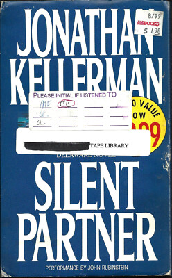Book on Cassette Silent Parner By Jonathan Kellerman | eBay