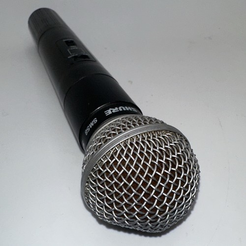 🌟 Shure SM58 Wireless Microphone LX2 Frequency 202.200 MHz CQ Handheld ...