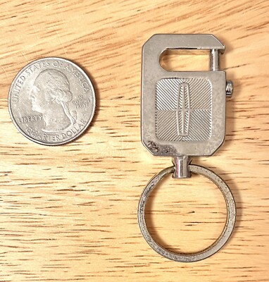 Vintage Lincoln Car Keychain - Drop in Mailbox Key Ring w/ Spring Clip ...