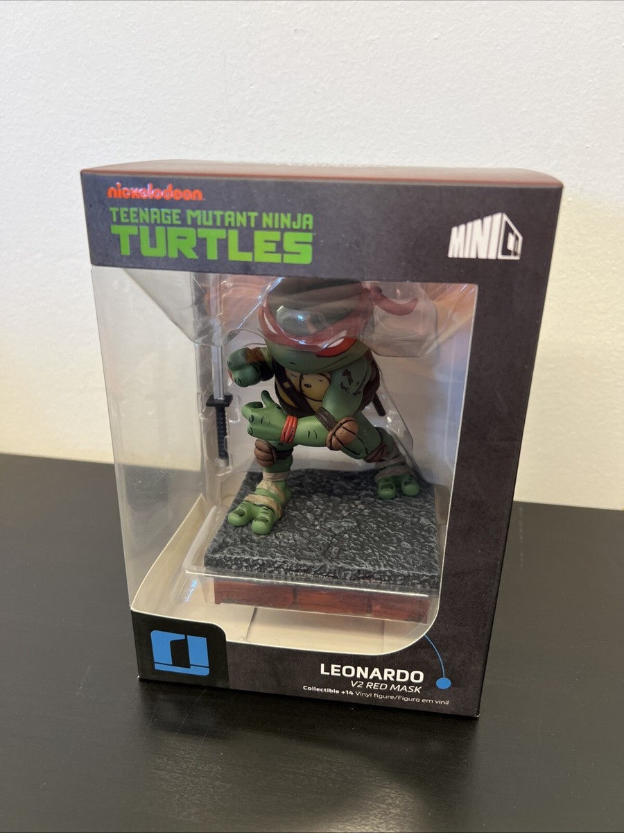 Red Mutant Ninja Turtle Leonardo The Old Turtle Den New Iron Studios