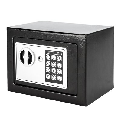Fireproof Small Safe Box Digital Electronic Security Safe Box with Keys ...