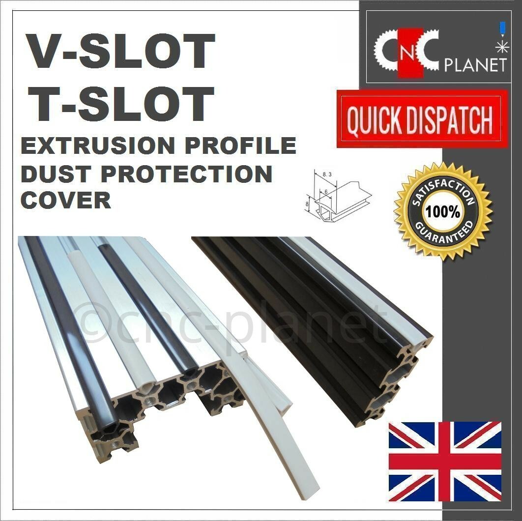 DUST PROTECTION COVER SLEEVE C-BEAM 6mm V-SLOT T-SLOT ALUMINUM ...