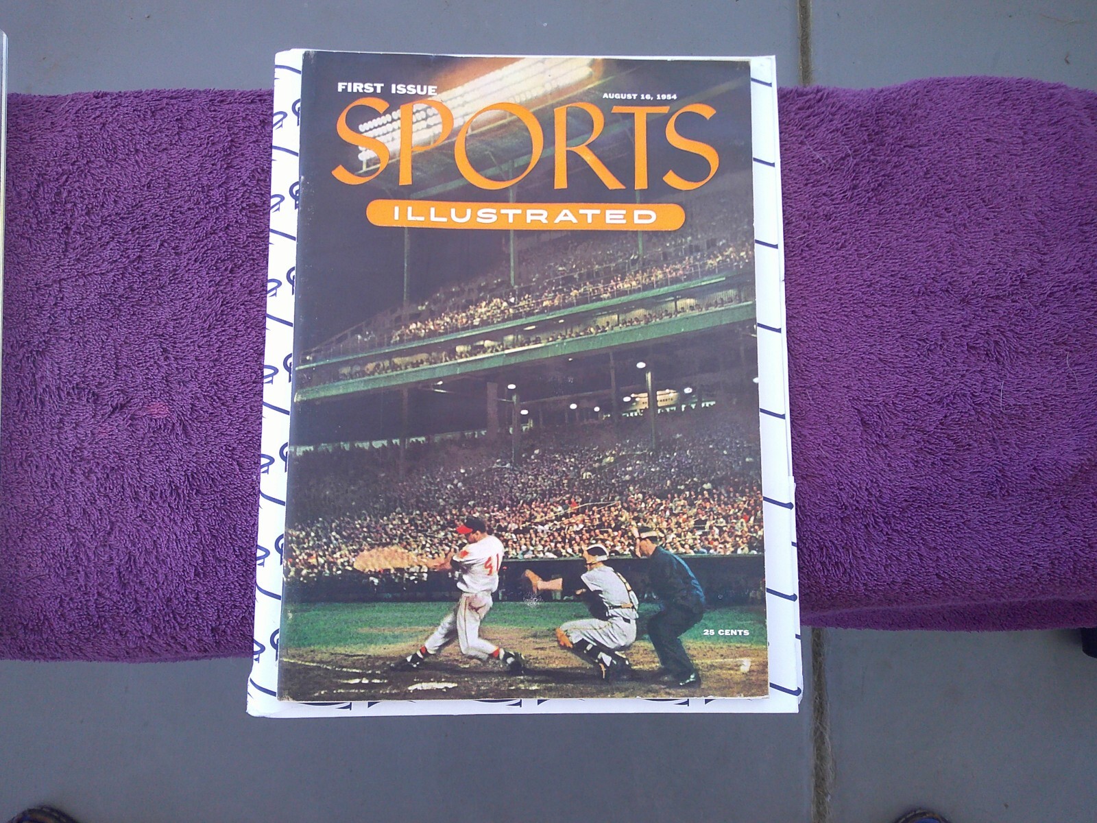 SPORTS ILLUSTRATED AUGUST 16,1954 FIRST ISSUE MAGAZINE MILWAUKEE BRAVES ...