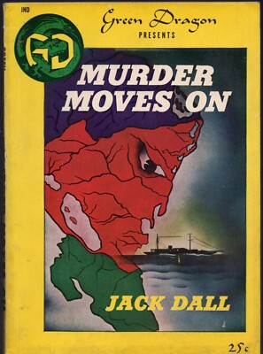 Murder Moves On Jack Dall Vintage Mystery Digest Pulp Paperback 1944 VG ...