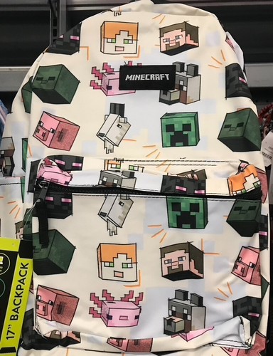 Minecraft Creeper 17" Laptop Backpack, Multicolor | eBay
