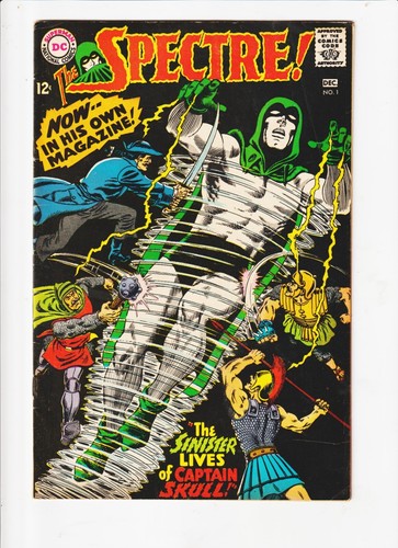 SPECTRE #1 DC Silver Age COMIC The Sinister Lives of Captain Skull 6.0 ...