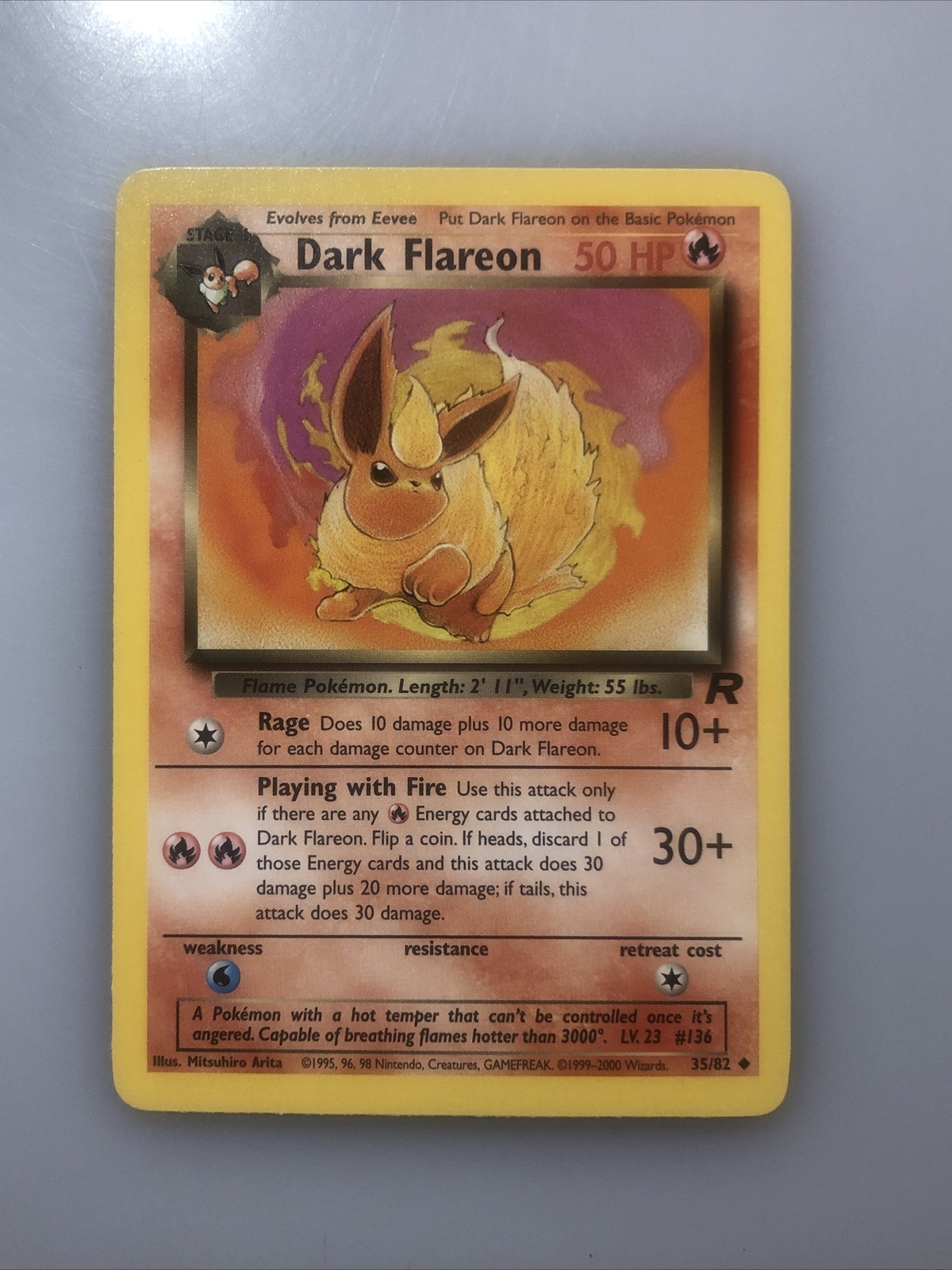 Dark Flareon Card