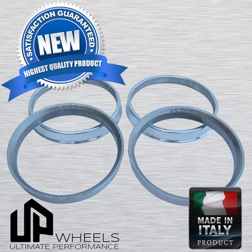 New Aluminum Hub Centric Hubcentric Ring Rings for 72.6 Wheels to 66.6 ...