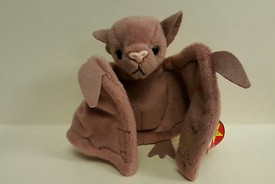 *RARE* BATTY THE BAT ORIGINAL TY BEANIE BABY! 1996 - PVC PELLETS! NO ...