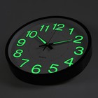 12inch Standard Round Wall Clock Digital Quartz Luminous Clocks Glow In ...