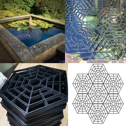 10Pcs Pond Protector Floating Fish Guard Grid Floating Cover Net Garden ...