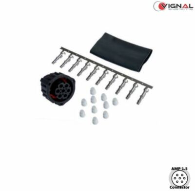 Vignal D11868 AMP 1.5 7-Way DIN PLUG (FEMALE SOCKET Terminals ...