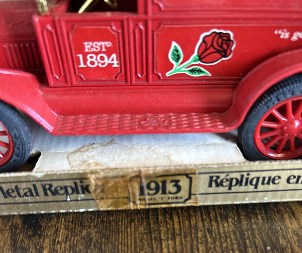 Ertl 1913 Ford Model T Red Rose Tea Delivery Truck Bank CANADA #2130 | eBay