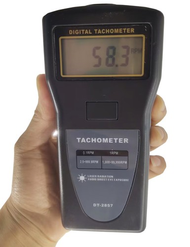 Digital Rotative Tachometer Gauge RPM Meter Laser Rotation Measuring ...