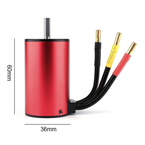 S3660 3800KV Brushless Motor Waterproof Motor 80A ESC For WLtoys RC Car ...