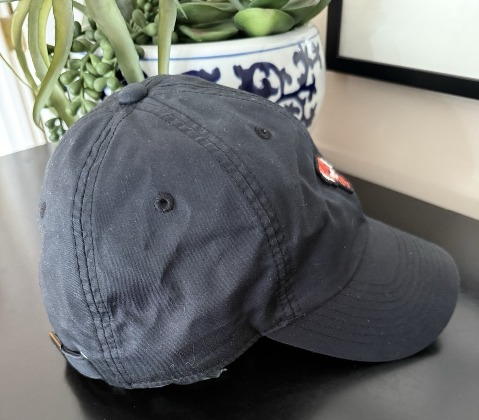 Nike Tiger Woods Frank Hat Ball Cap Black Heritage86 Dri Fit Strap Back ...