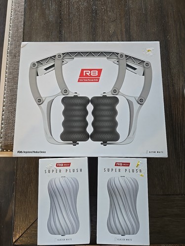 ROLL Recovery R8 Plus Deep Tissue Massage Roller – Alpine White + Extra ...