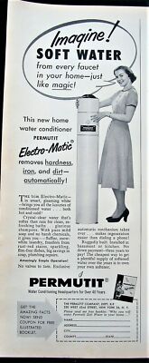 Vintage 1953 Permutit Electro-Matic Water Softener Soft Color Photo ...