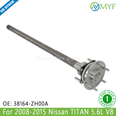 Rear Axle Shaft Left 38164-ZH00A For Nissan Titan w/bearing w/locking ...