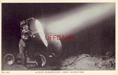 No. 1005 60-INCH SEARCHLIGHT - ARMY MANEUVERS | eBay