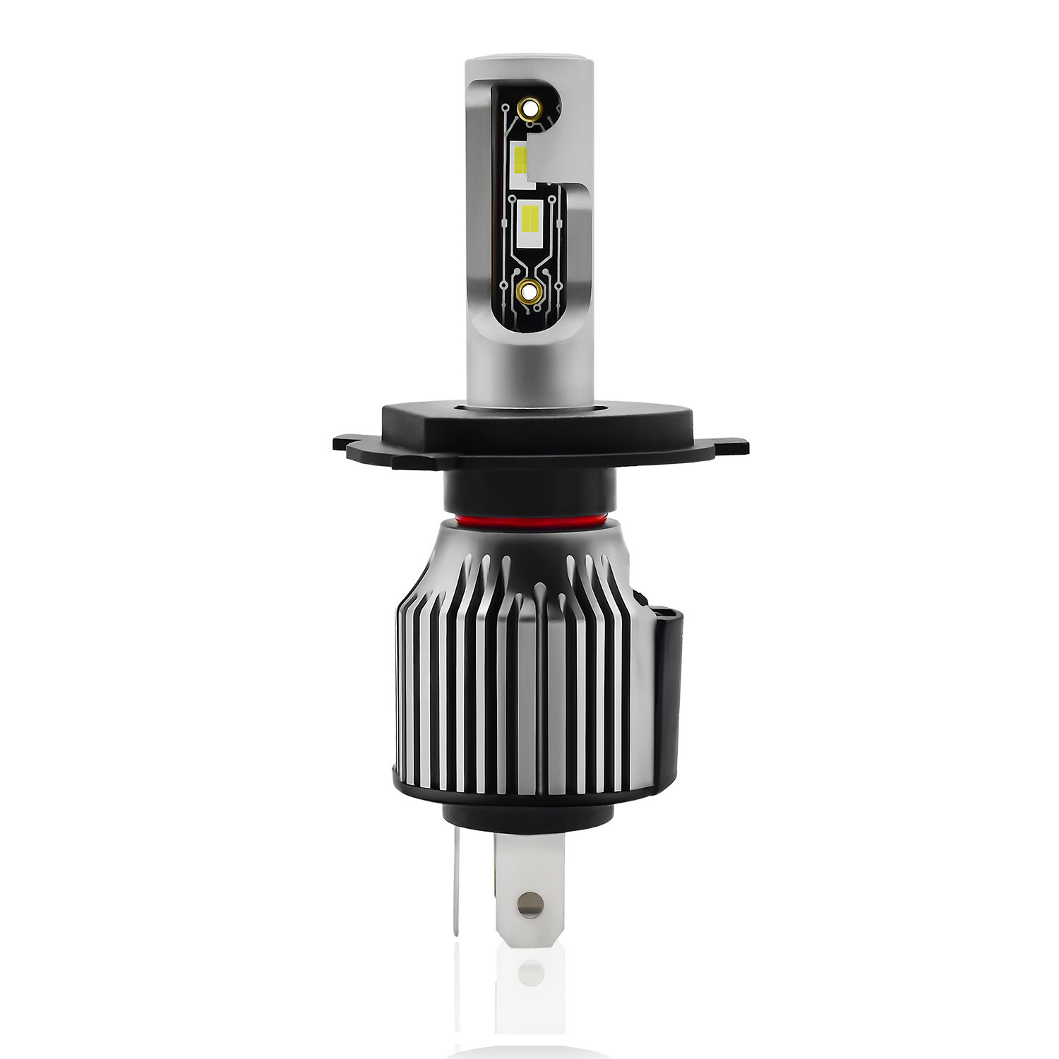 H4 LED Spotlight Car Headlight Fog Light Bulbs Lamps Kit Bright White ...